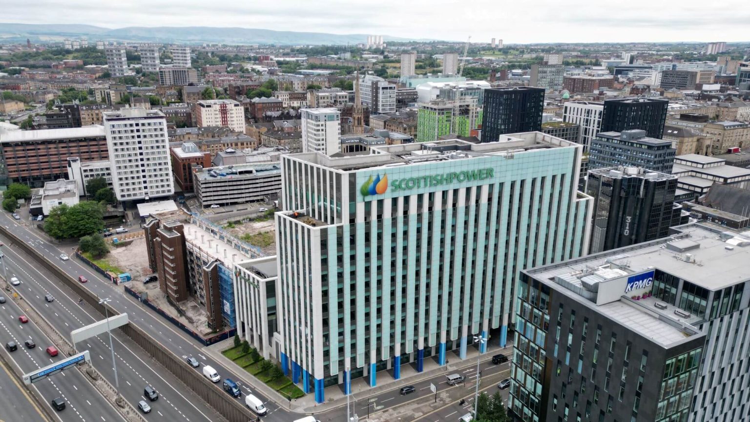 Scottish Power Glasgow Offices DOFF Steam Cleaning